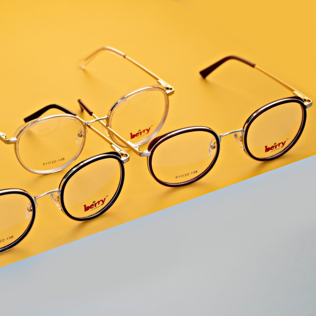 Bella Replaceable Eyeglasses - Berry Lenses