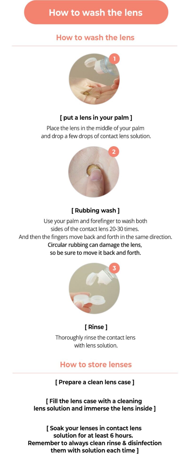 How to use Contact lens - Berry Lenses